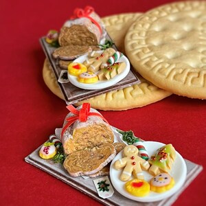 Miniature Set With Christmas Pastries on a Scale From 1 to 12 - Etsy