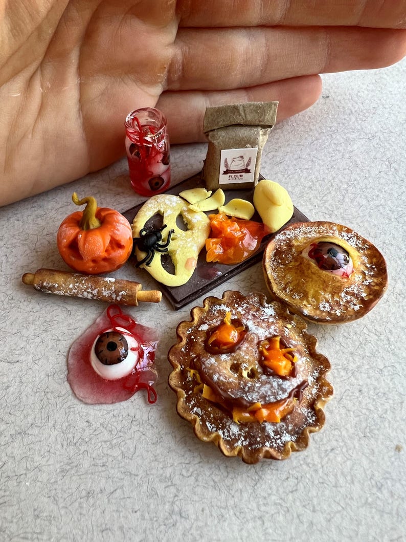Doll Miniature for Halloween - Etsy