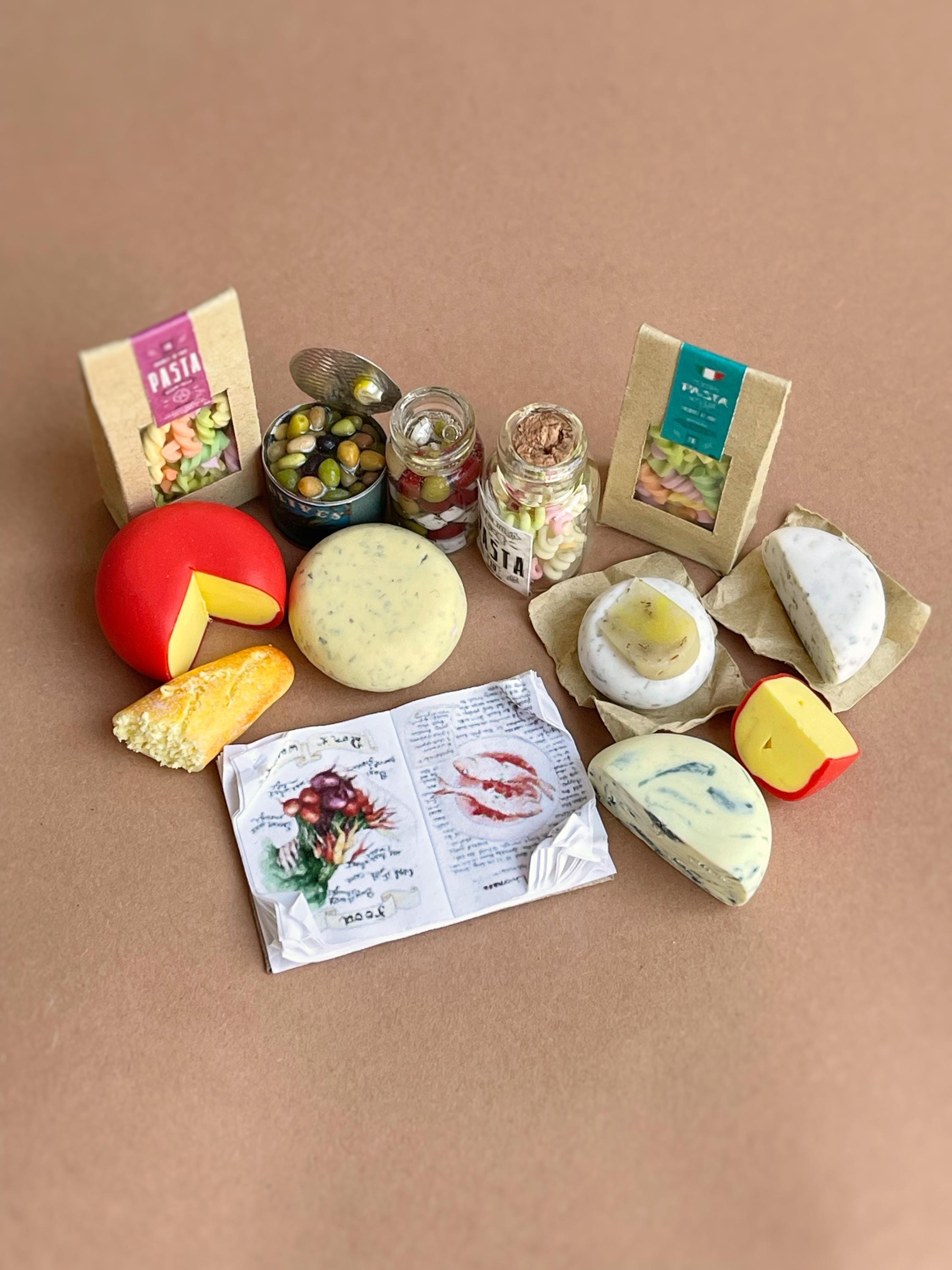 A Miniature Set of Assorted Cheeses - Etsy