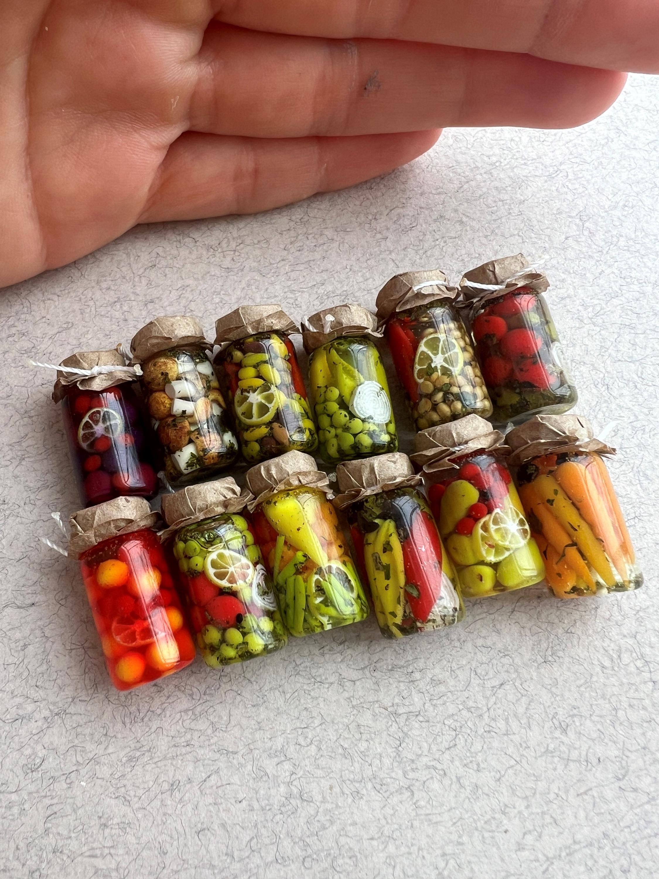 Miniature Jars 12 Pc - Etsy