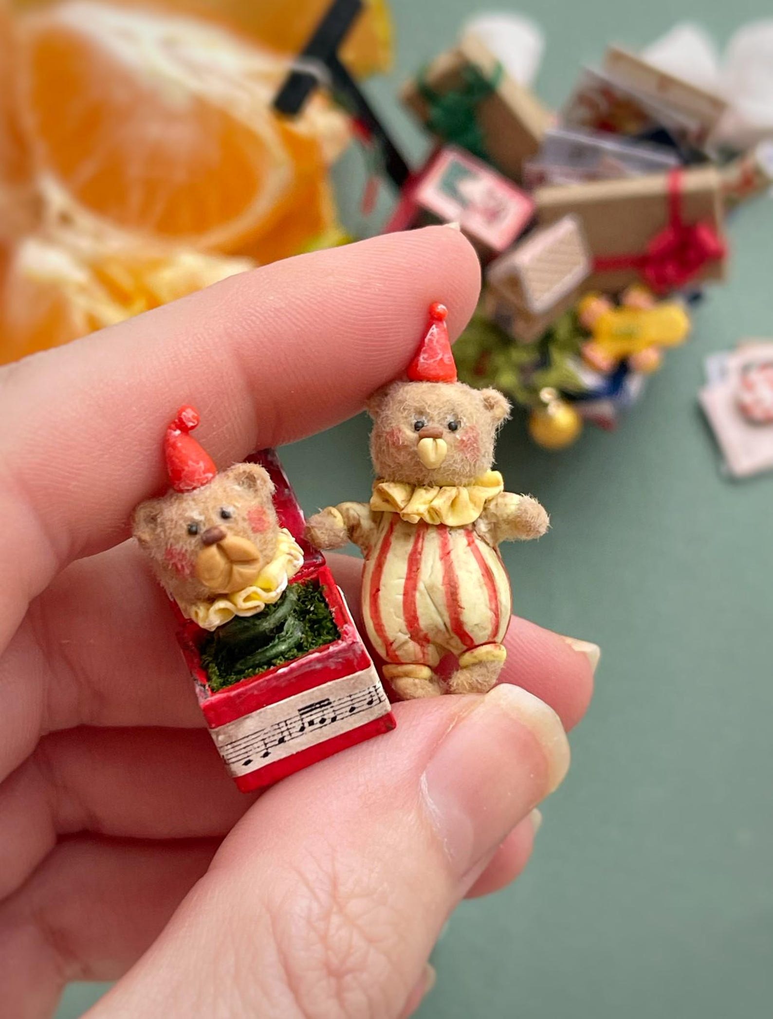 Miniature Vintage Bears on a Scale From 1 to 12 - Etsy