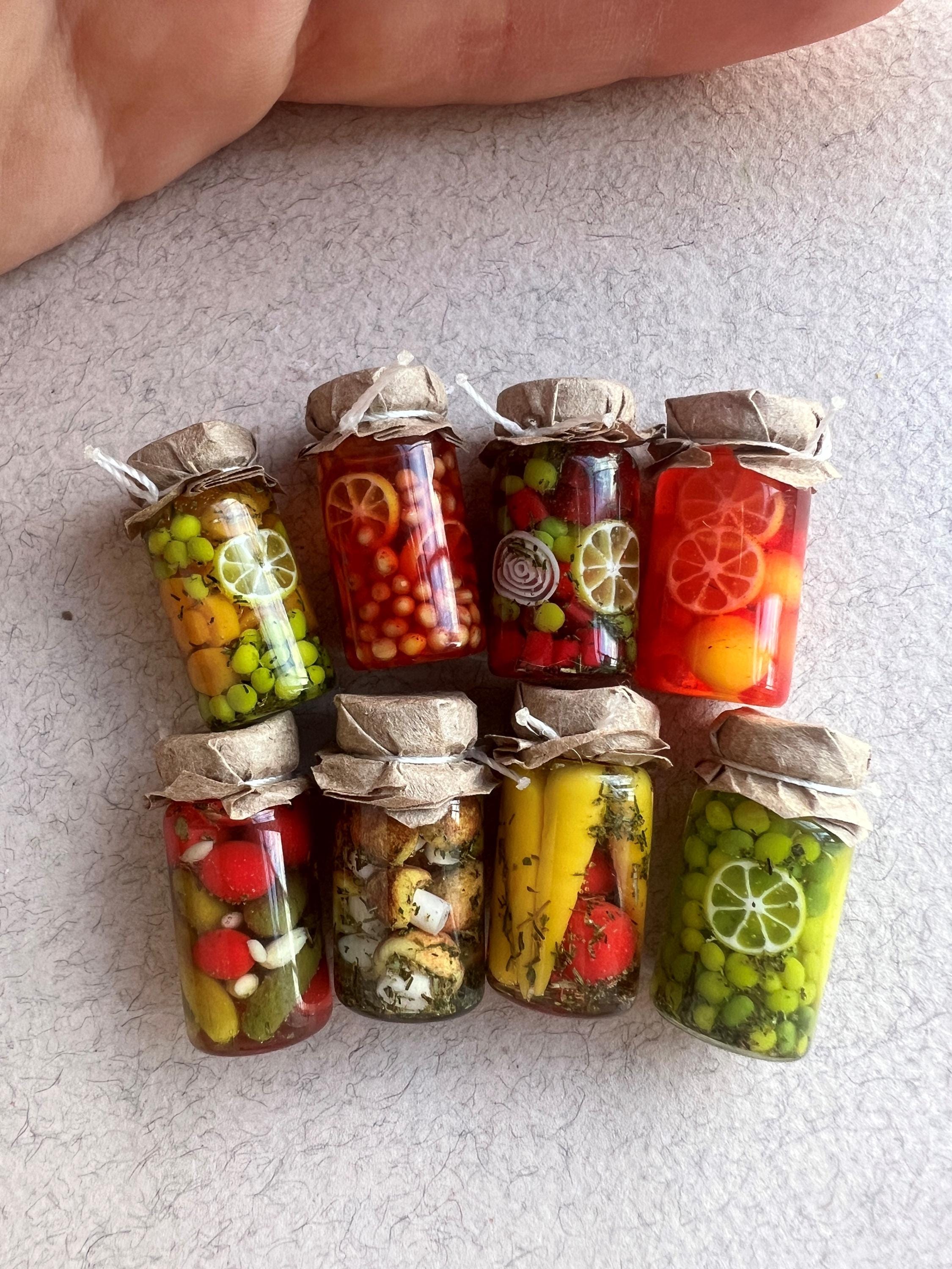 Miniature Jars 8 Pc - Etsy