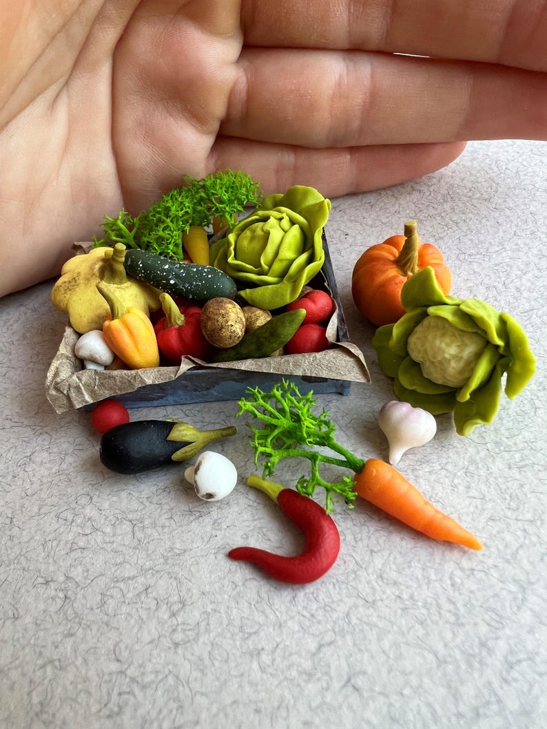 Miniature Vegetables Scale 1 To12 - Etsy