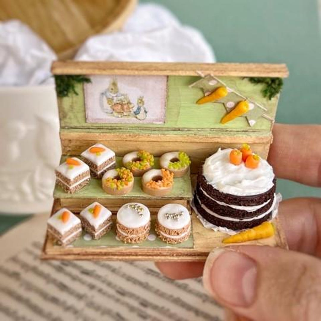 A Miniature Set With Fairy-tale-themed Sweets Ranging in Size From 1 to ...