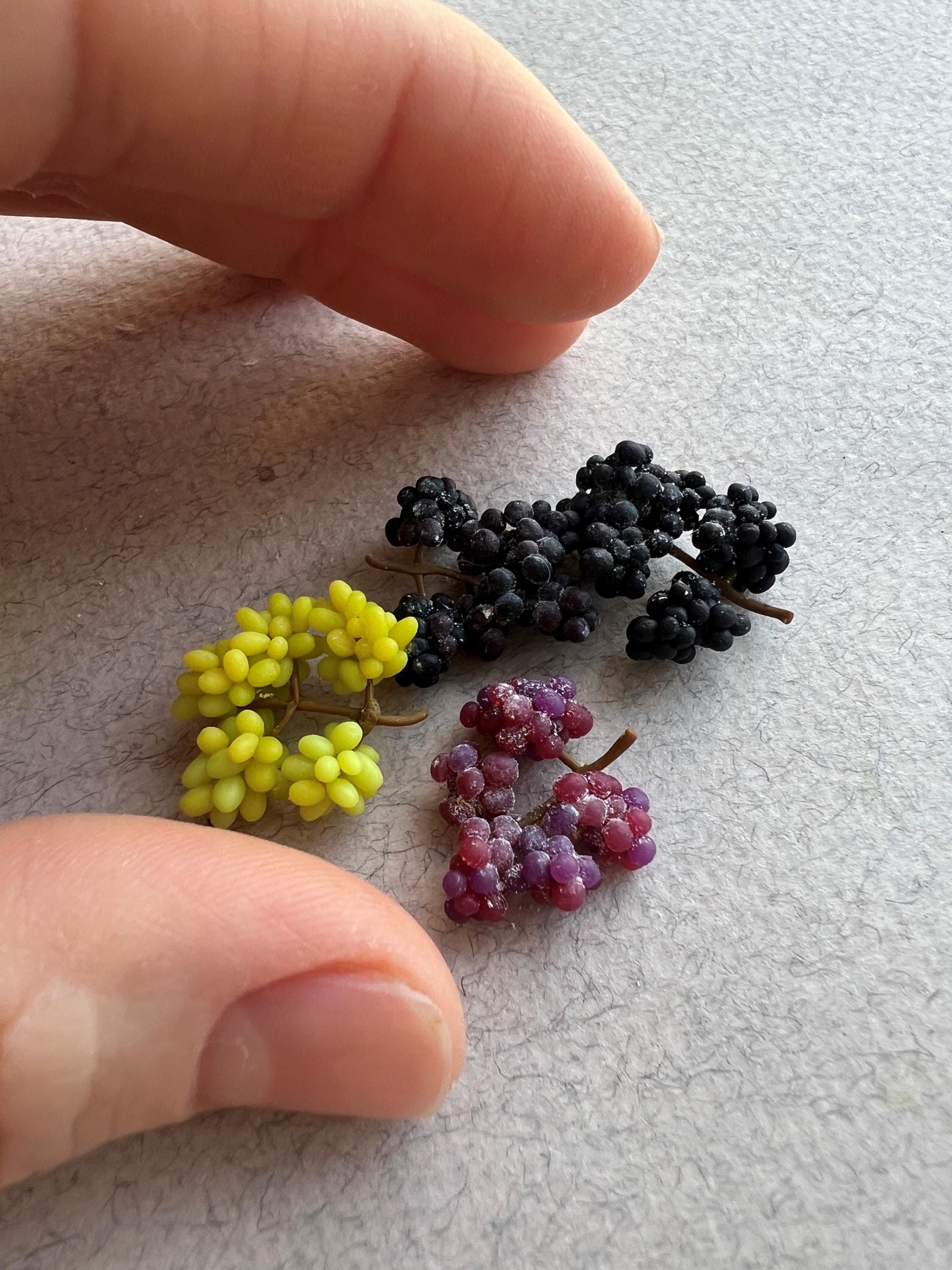 Miniature Grapes 4 Pc - Etsy