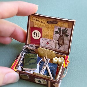 Miniature Wizard's Suitcase, Scale 1 to 12 - Etsy