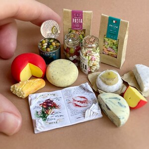 A Miniature Set of Assorted Cheeses - Etsy