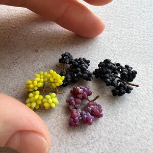 Miniature Grapes 4 Pc - Etsy