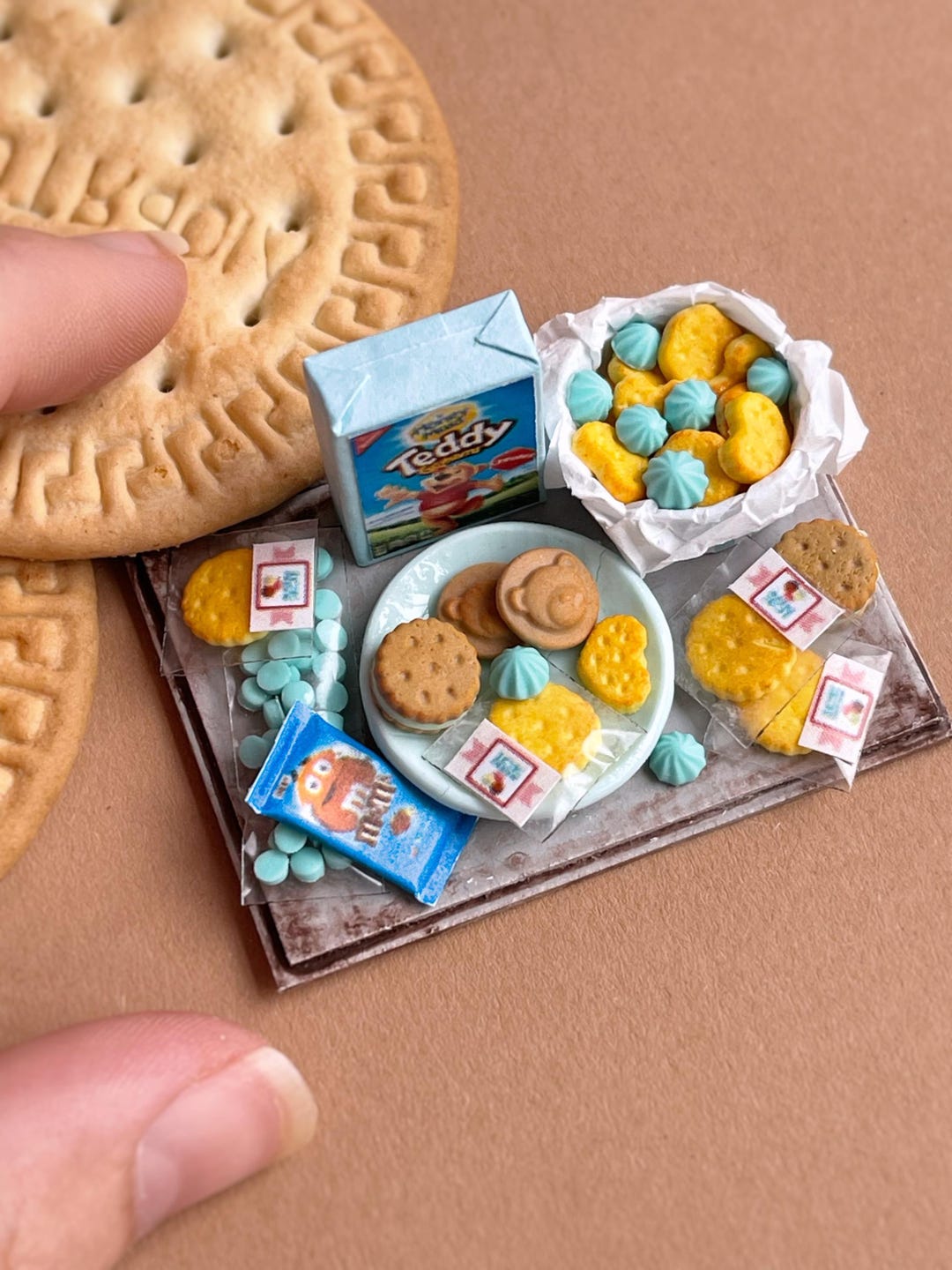 A Miniature Set of Cookies on a Scale From 1 to 12 - Etsy