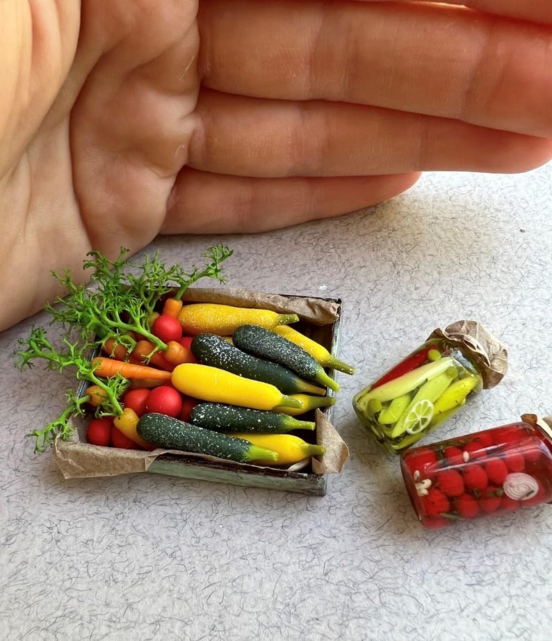 Miniature Vegetable - Etsy