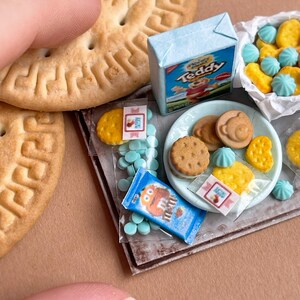 A Miniature Set of Cookies on a Scale From 1 to 12 - Etsy