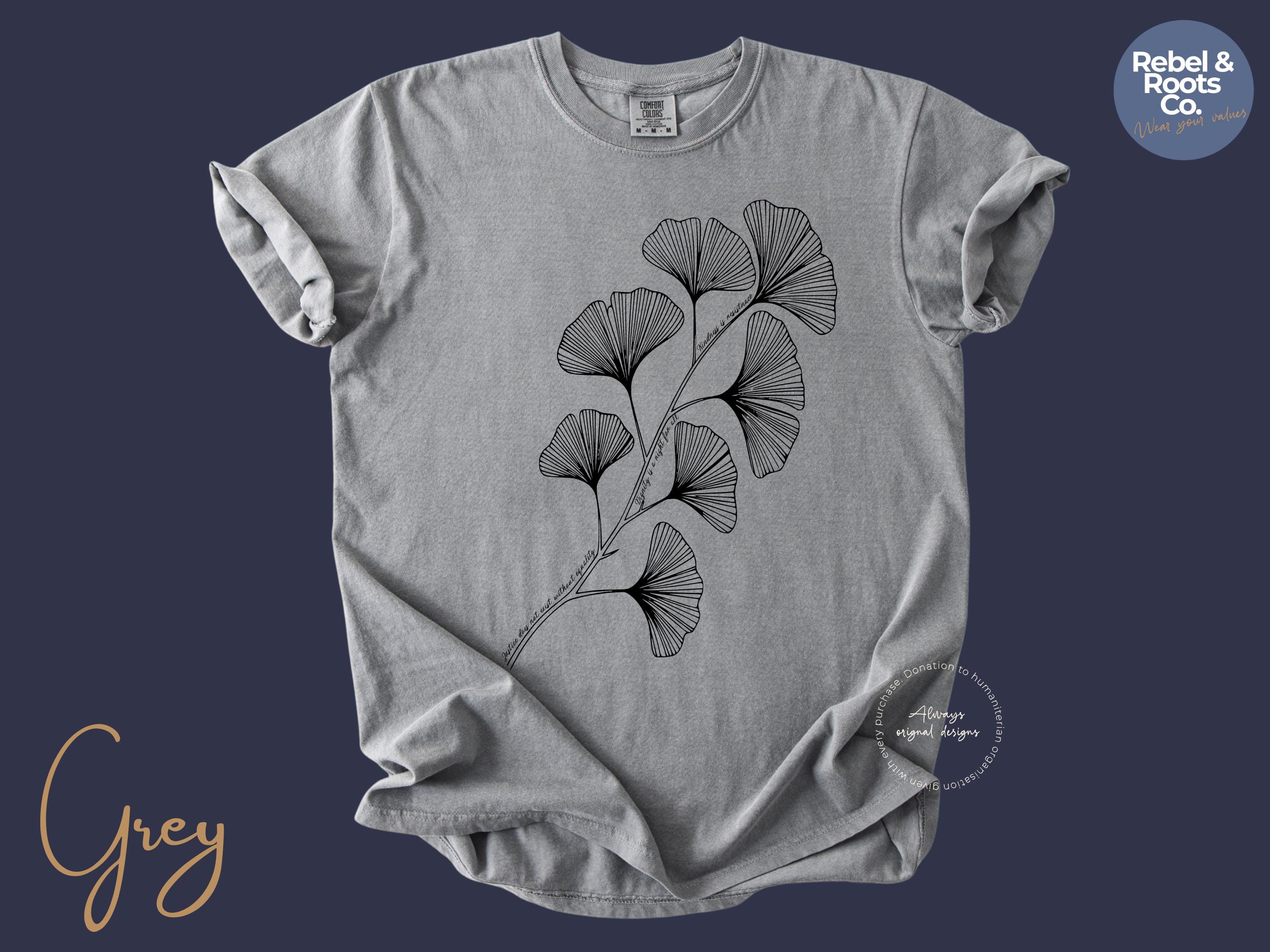 Feminist Subtle Resistance Equality Tee, Boho Botanical Anti Trump ...