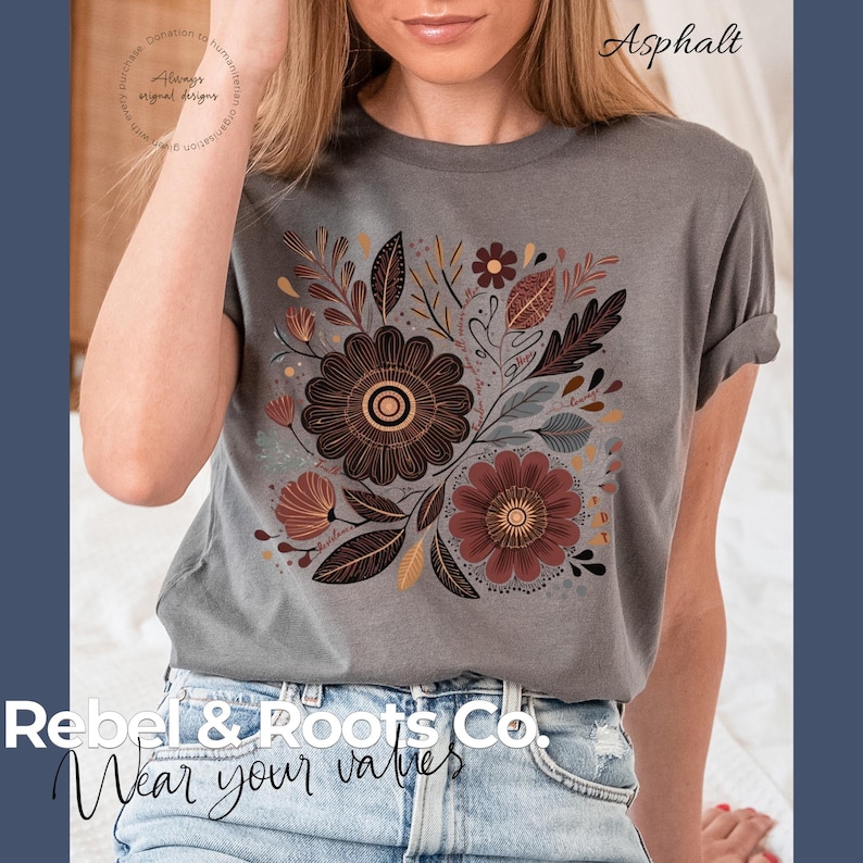 Feminist Wildflower Protest Tee: Subtle Anti Trump Hope and Resistance ...