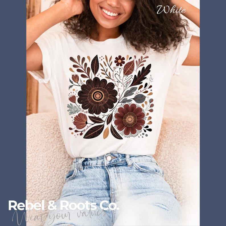 Feminist Wildflower Protest Tee: Subtle Anti Trump Hope and Resistance ...