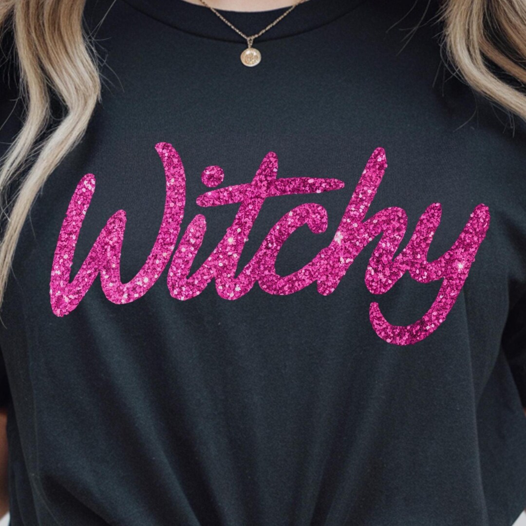 Witchy PNG | Pink Halloween PNG | October We Wear Pink Halloween ...