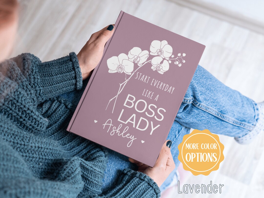 Custom Boss Lady Journal, Boss Lady Notebook, Gift for Boss Female ...