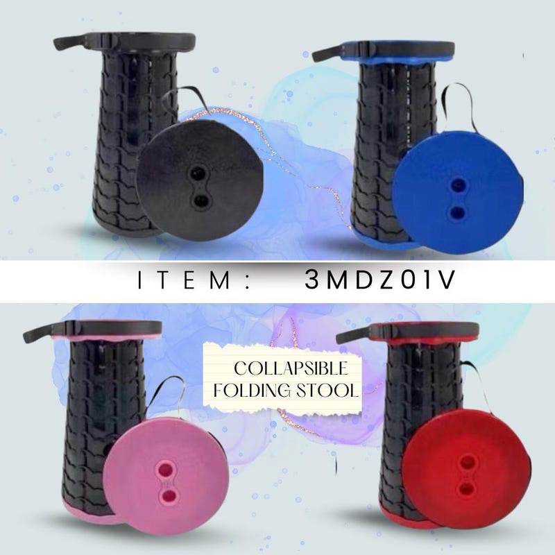 Black Small Round Stool - Etsy