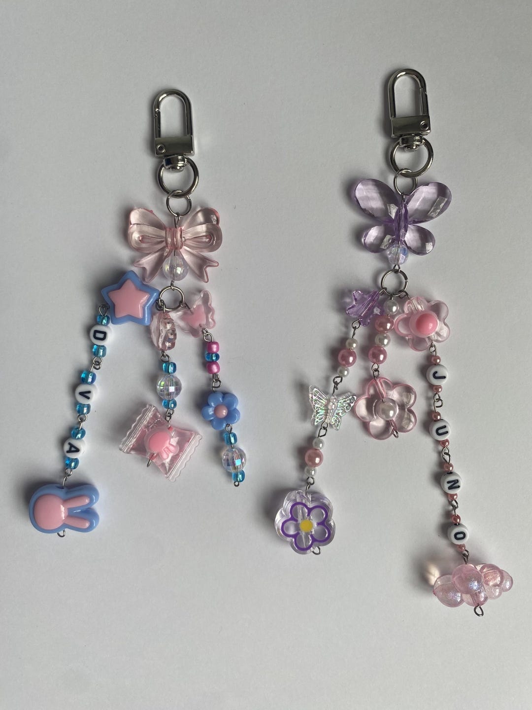 Kawaii Handmade Overwatch DVA Juno Beads Keychain - Etsy