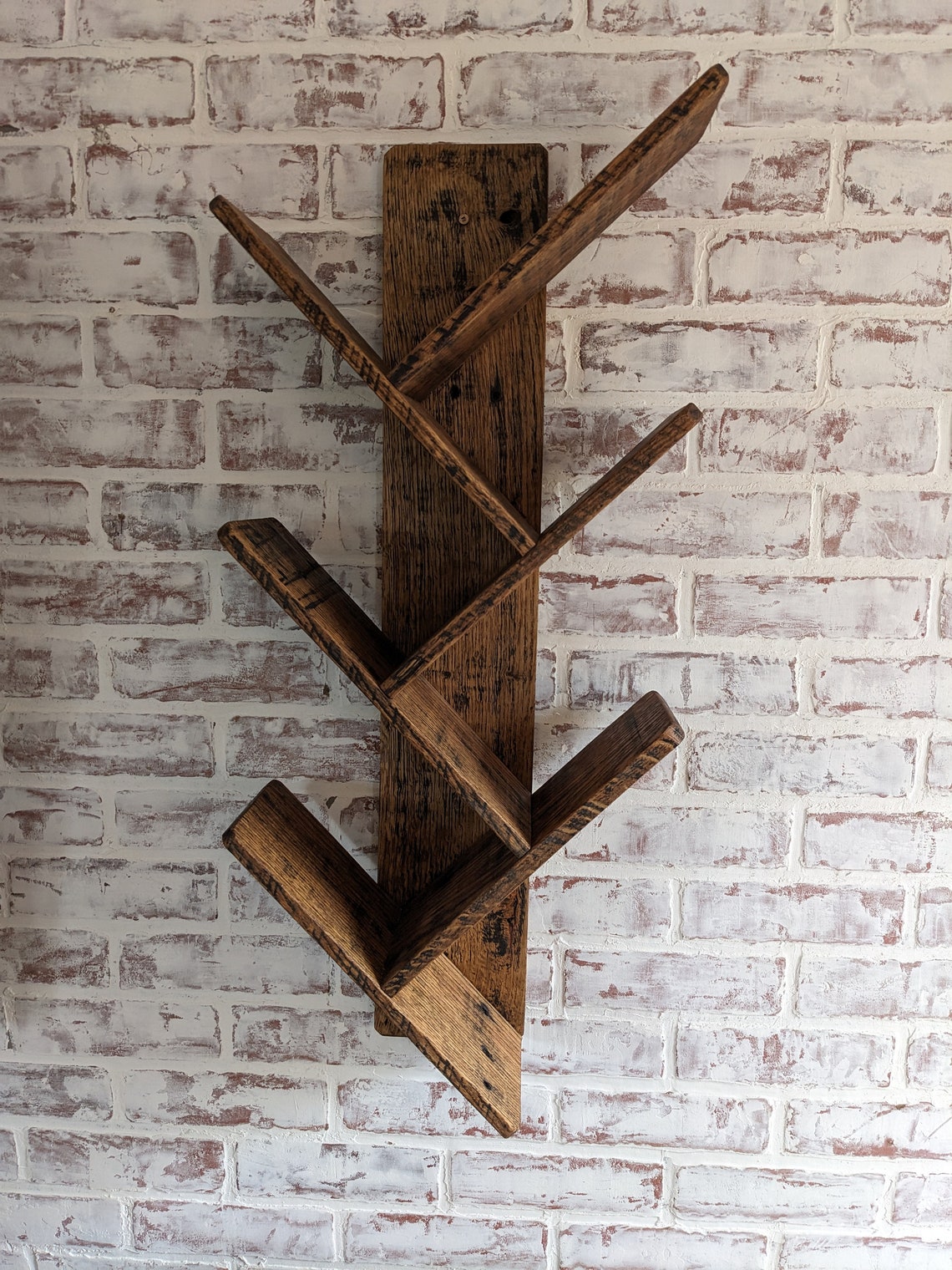 Book Tree Bookshelf - DVD Shelf - Upcycled Reclaimed Hardwood From ...