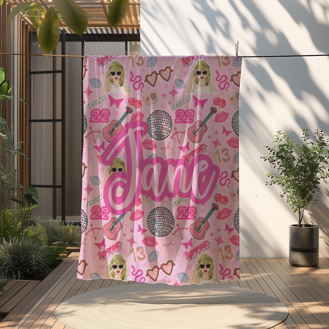 Personalized Name Blanket,pop Singer Blanket, Custom Era Music Fans ...
