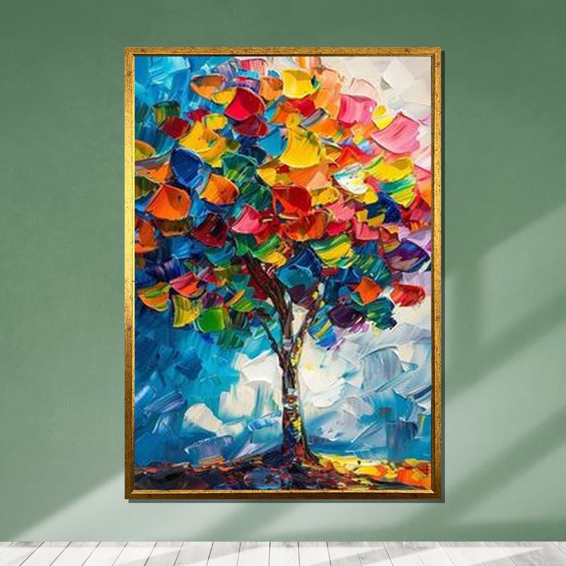 Modern Tree Art - Etsy