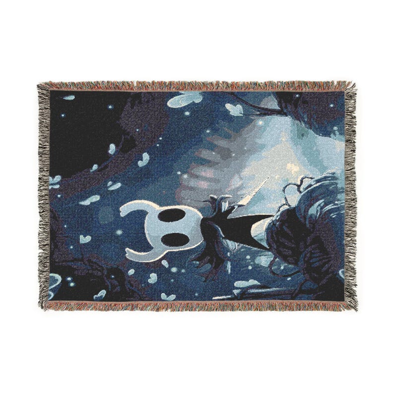 Hollow Knight Woven Blanket , the Knight & Hallownest Deepnest Art ...