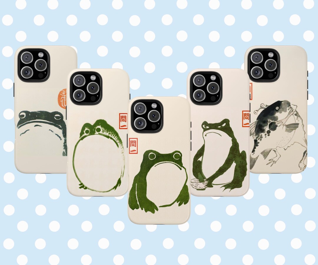 Japanese Frog Phone Case, Matsumoto Hoji Frog Phone Case Cover for ...