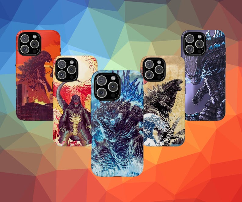 Godzilla Phone Case, King of Monster Phone Cover for iPhone 16 Pro Max ...