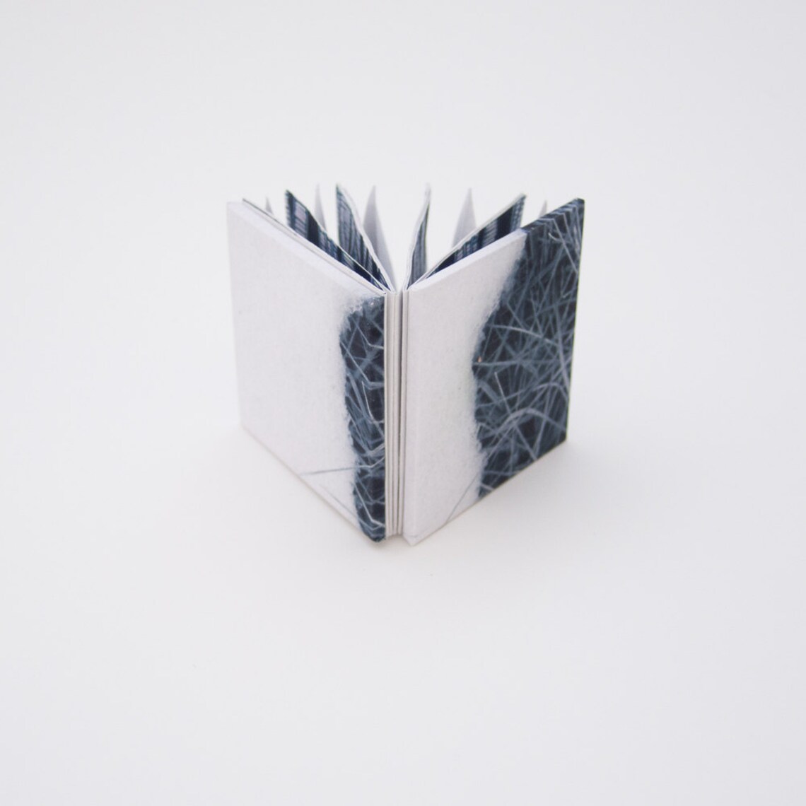 How to Make the Artist Book "winter Walk", a DIY Artist Book Pattern ...