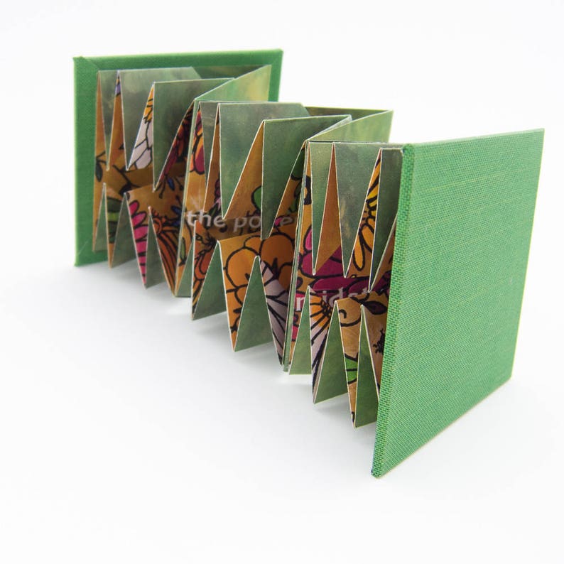 How to Make the Turkish Map Fold Artist's Book "take Courage," a ...