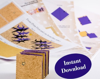 How to Make the Turkish Map Fold Artist's Book "take Courage," a ...