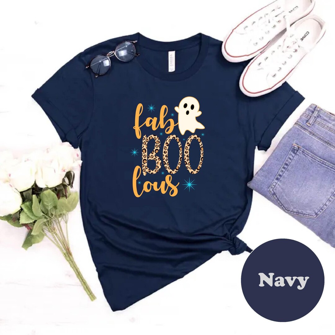 Halloween Boo Shirt, Fab Boo Lous, Fall Outfit - Etsy