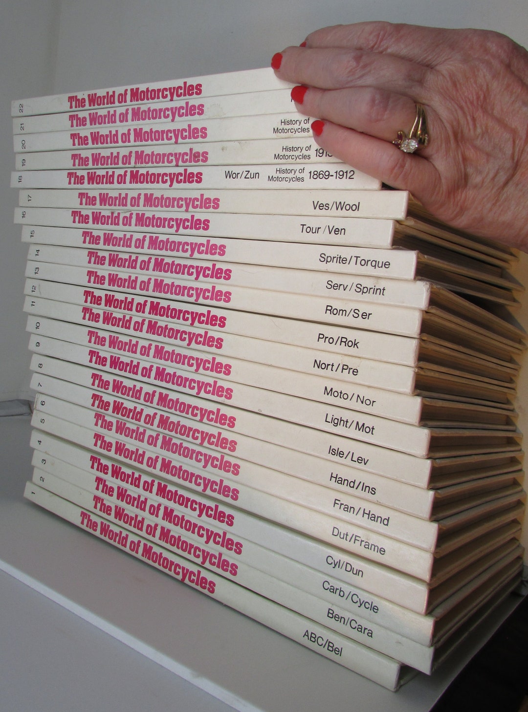 Motorcycle Book Set - the World of Motorcycles Illustrated Encyclopedia ...