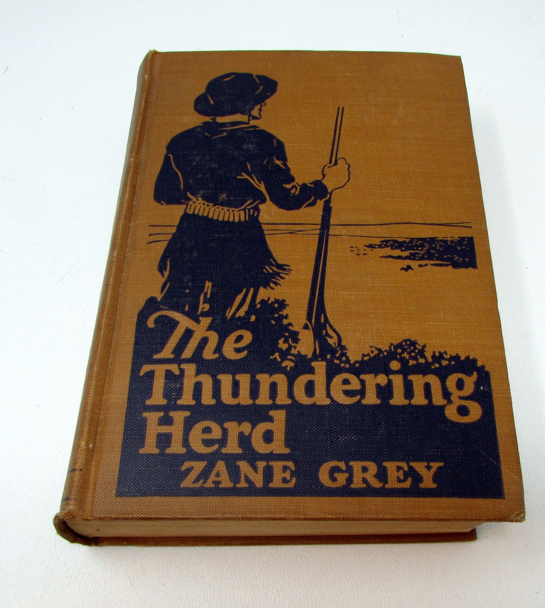 Vintage Zane Grey Book, the Thundering Herd, by Zane Grey - Harpers ...