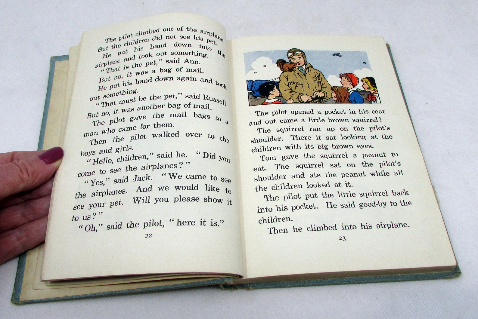 Vintage 1940s School Book Reader round About You - Etsy