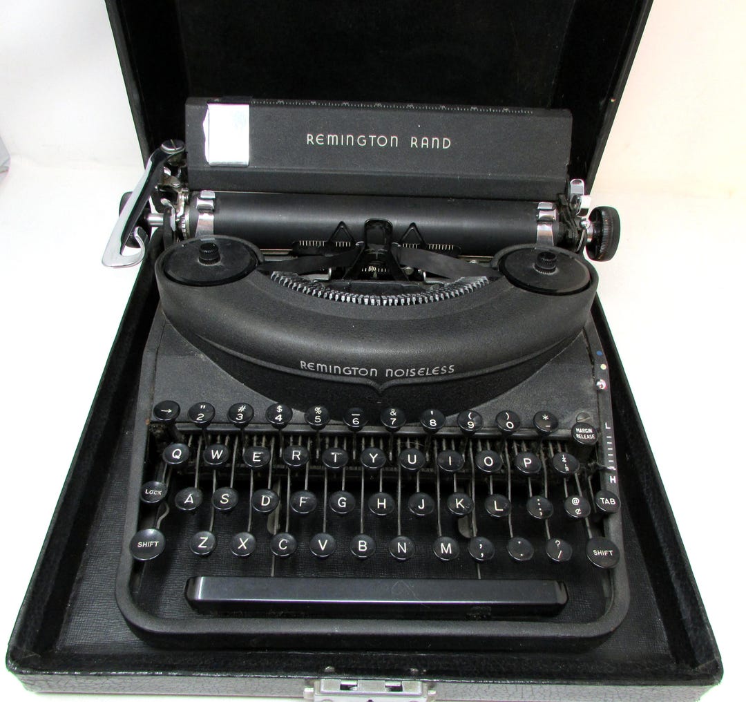 Remington Rand Model Seven Typewriter – Vintage Noiseless Manual ...