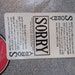 Vintage Board Game 1950s Sorry Game Board, Pieces, Instructions, Cards Parker Brothers - Etsy