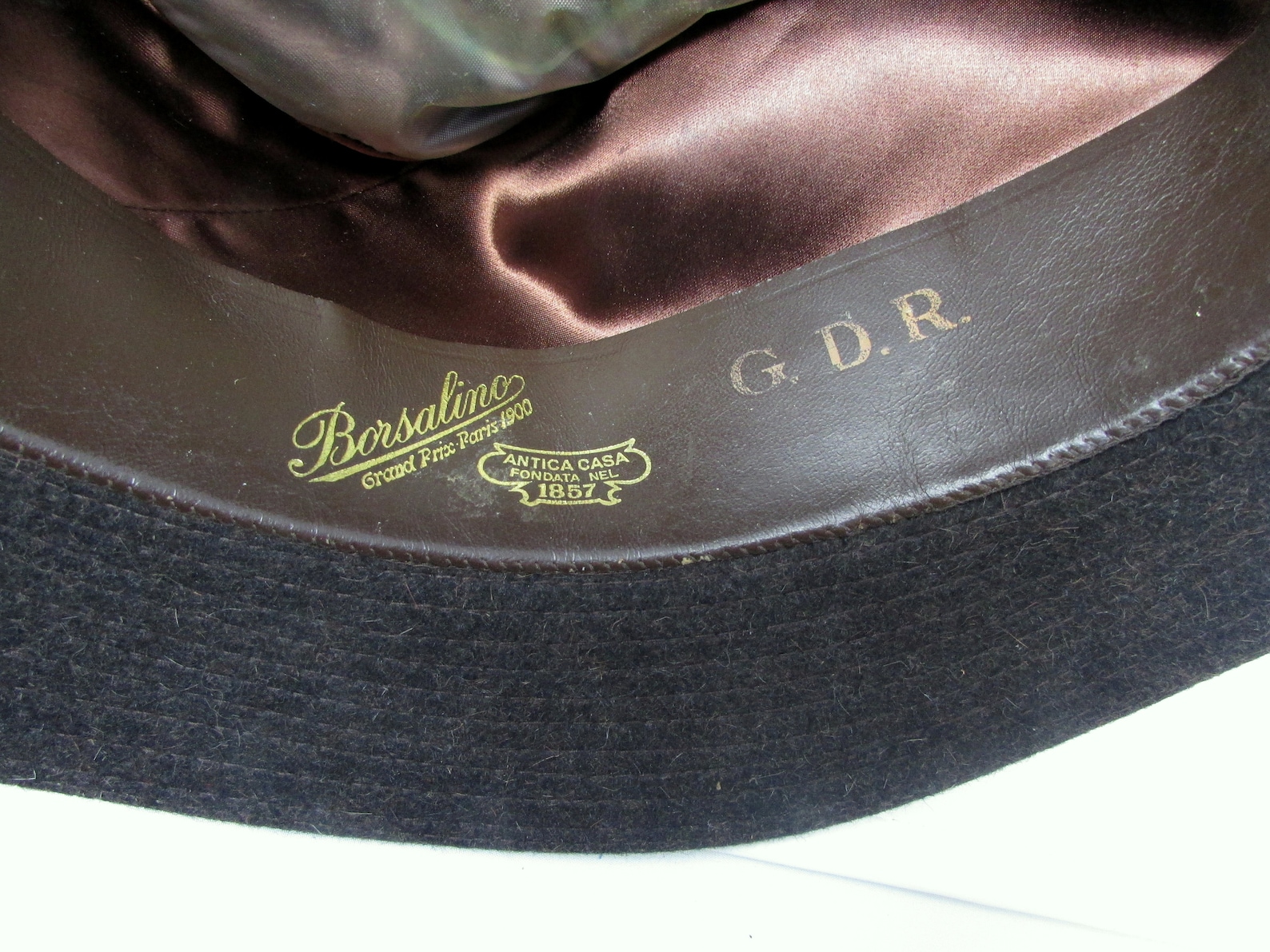 Vintage Italian Fedora Barsalino Cappelleria Colonna Roma Hat | Etsy