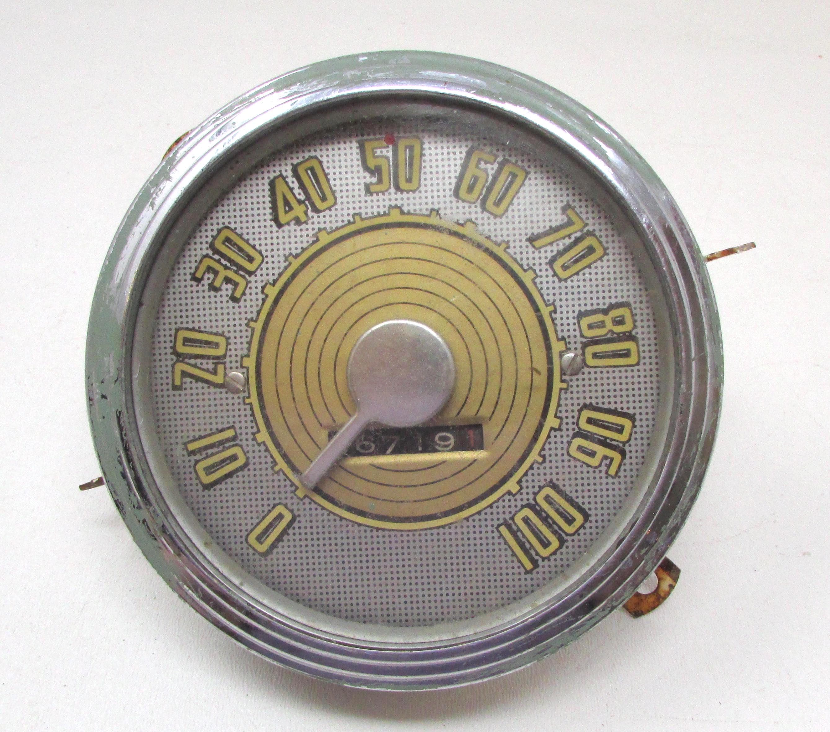 Vintage 1950s GM Speedometer – Early Chevy Truck or GMC Gauge With ...