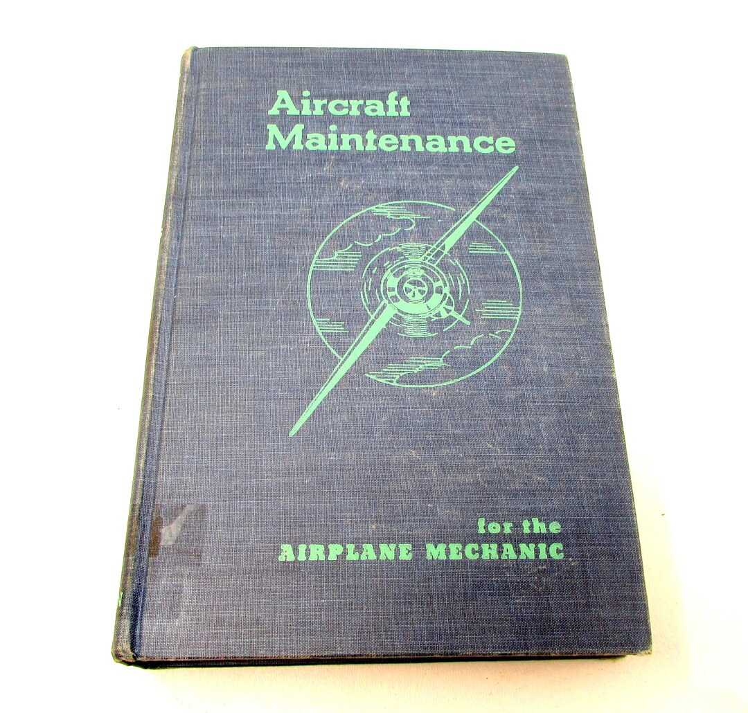 Vintage 1940 Aircraft Maintenance Book – WWII Era Technical Manual for ...