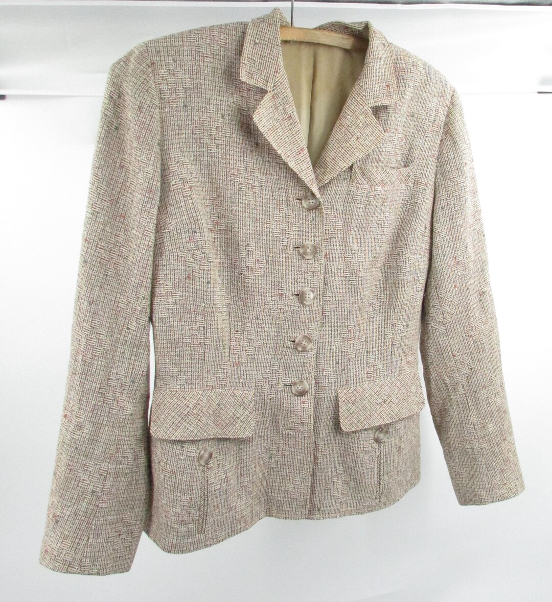 Vintage 1940s Davidow New York Designer Tweed Jacket Tailored Women’s ...