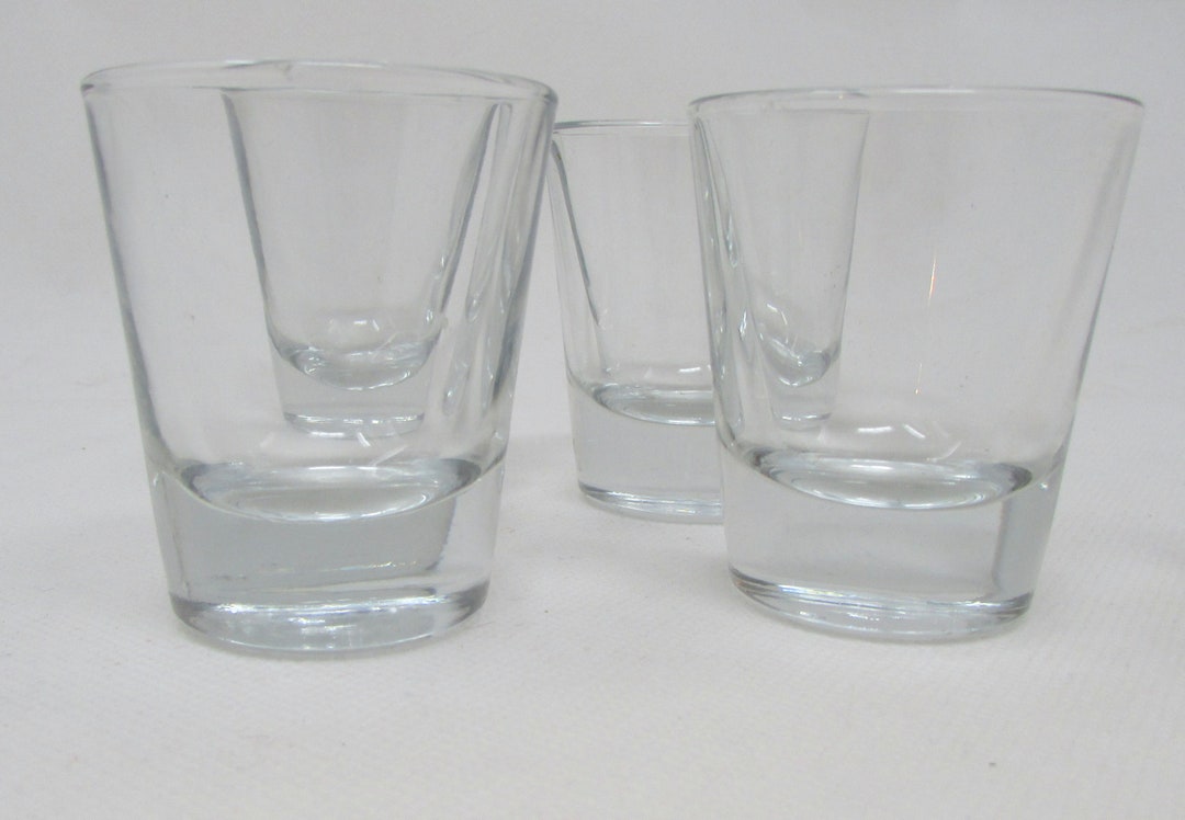 Vintage Shot Glass Set of 4 Libbey Shot Glasses Single Shot Glasses ...