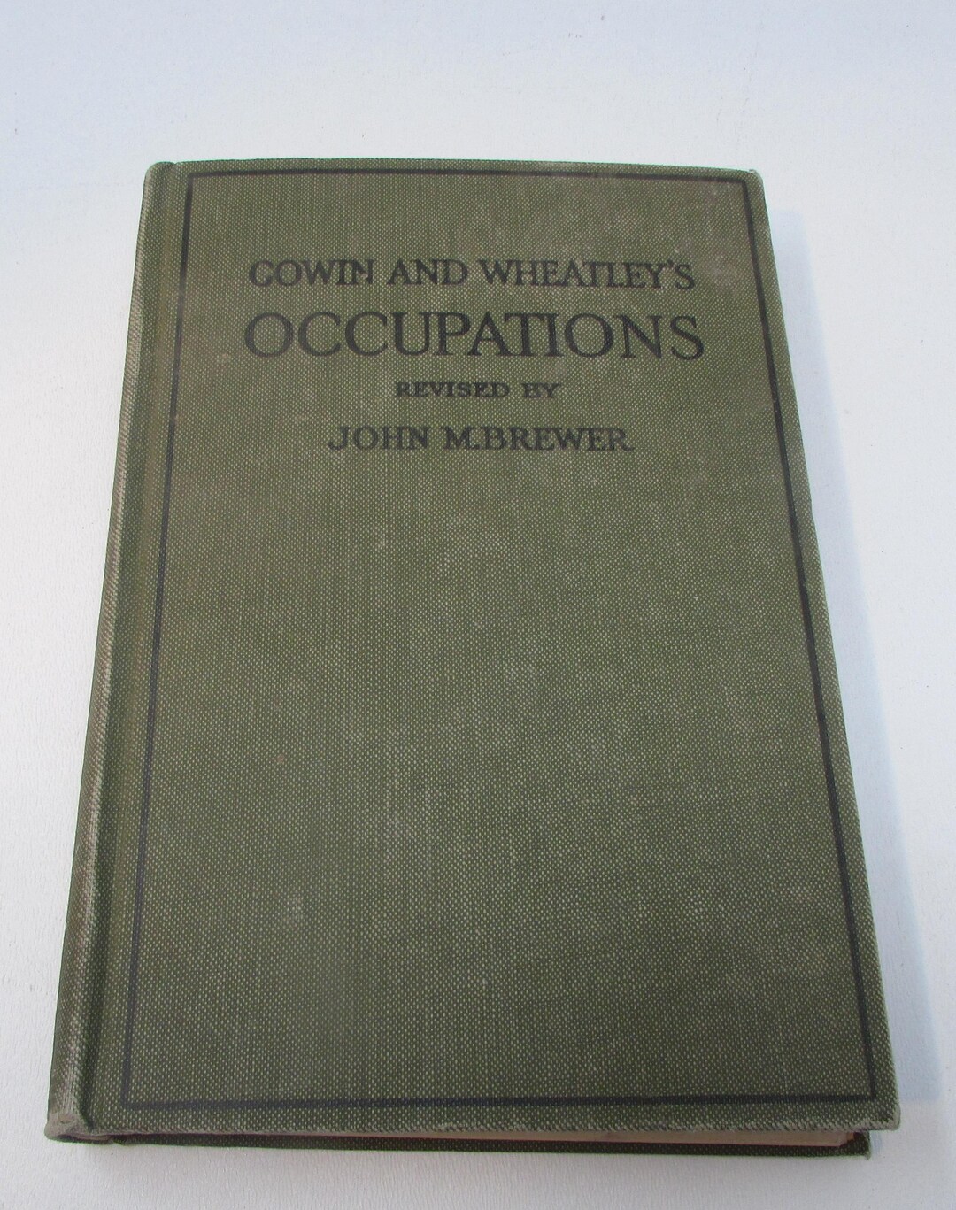 Vintage Book on Occupations - Gowin and Wheatley's Occupations Book by ...