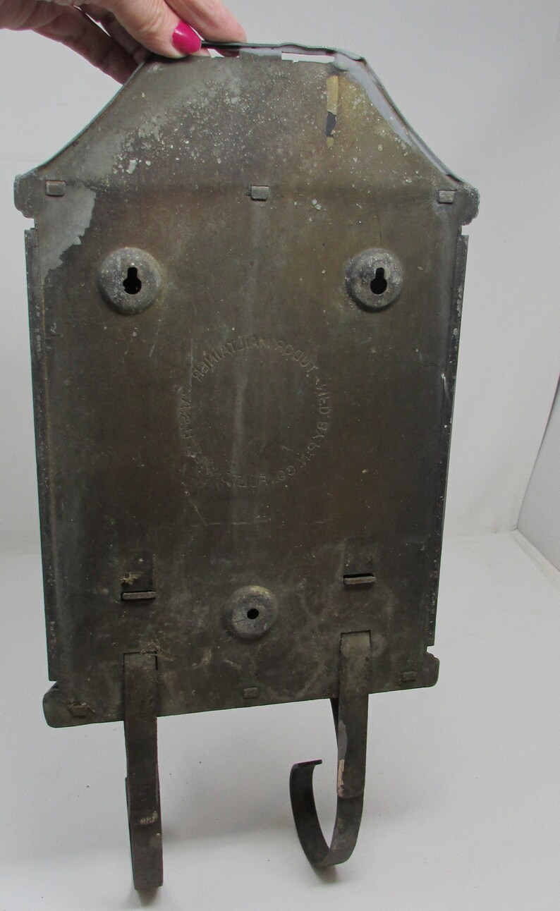 Vintage Black Metal Wall Mount Mail Box Tudor Mailtainer USA - Etsy