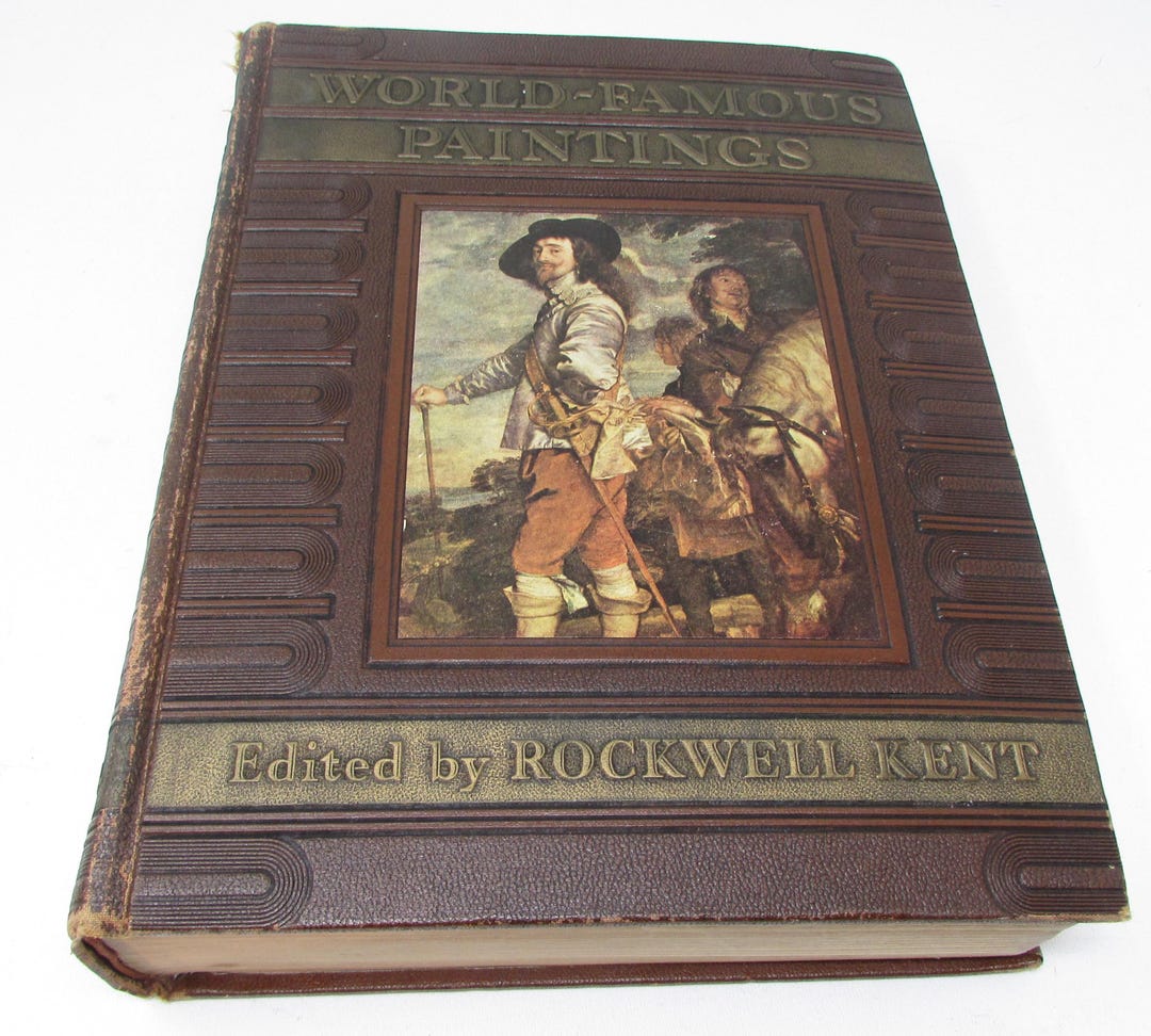 Vintage 1939 World Famous Paintings Book Rockwell Kent 1st Edition ...