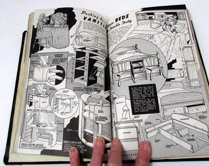 Vintage Delta Plans Book From the 1930s to 1940s Patterns for Furniture ...
