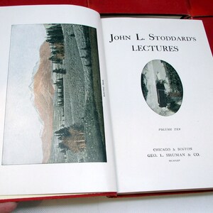 Antique Book Set John L. Stoddards Lectures: [complete 15 Volume Set ...