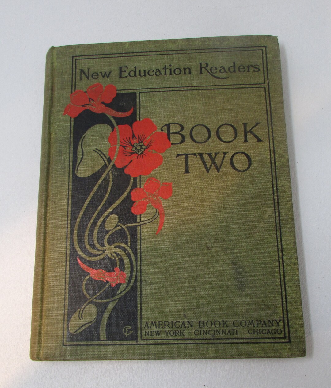 Vintage School Reader - Dated 1900 New Education Readers Book Two A ...