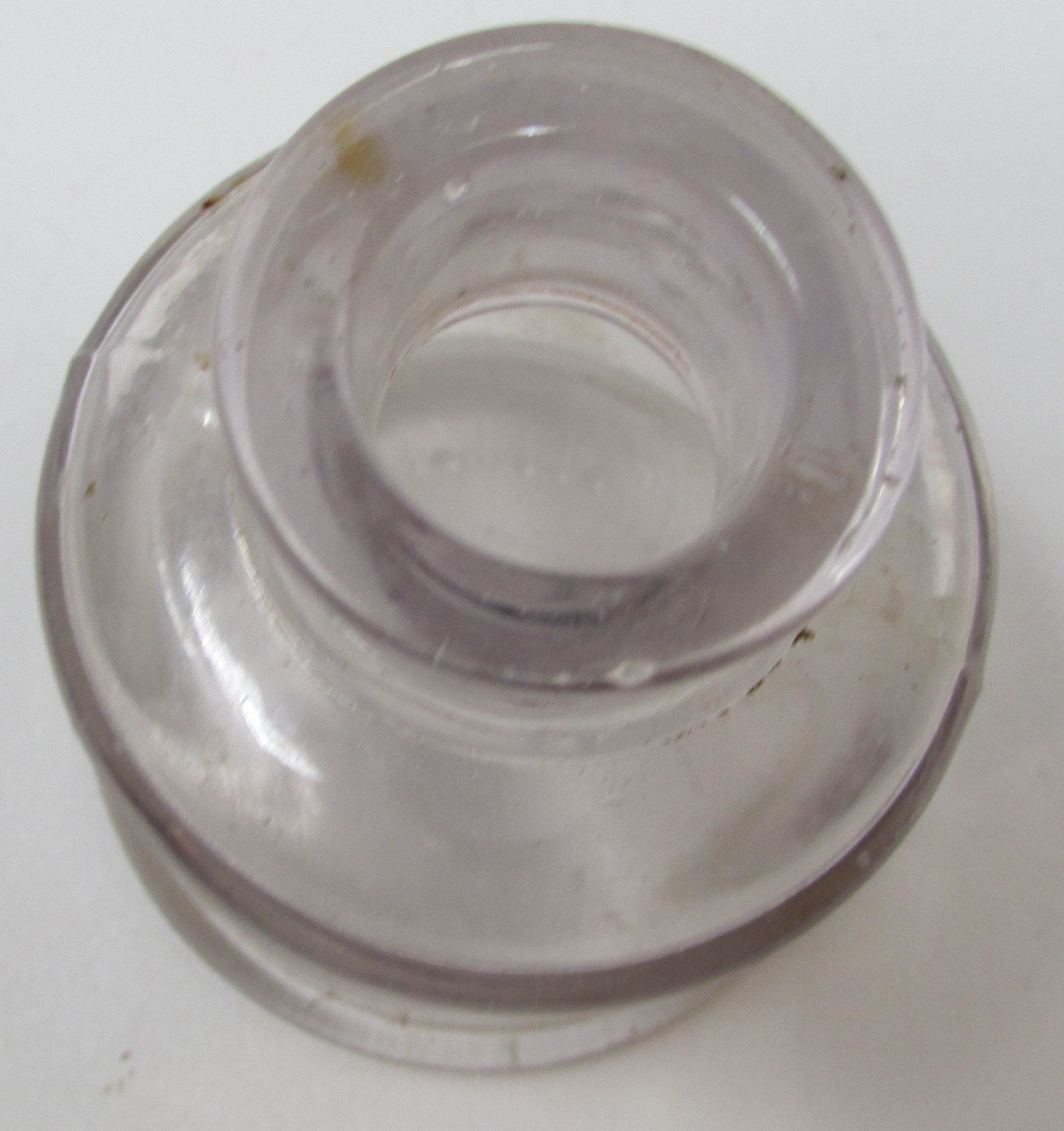 Vintage Purple Glass Inkwell Set - L.H. Thomas & Co. Bottles - Etsy