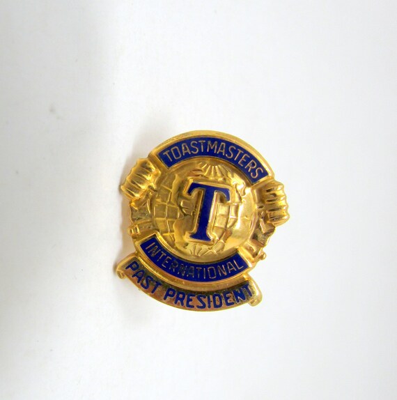 Vintage-Toastmasters International Pin Past President Pin-Gold | Etsy